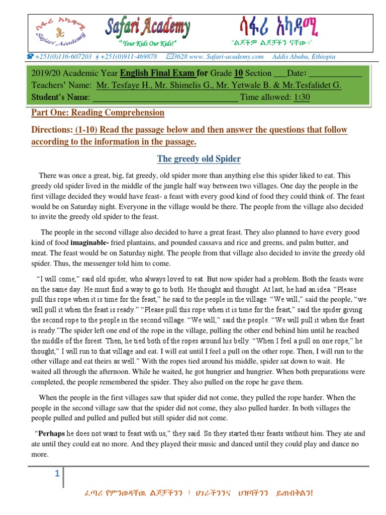 English Final Exam | PDF | Language Mechanics | Syntax