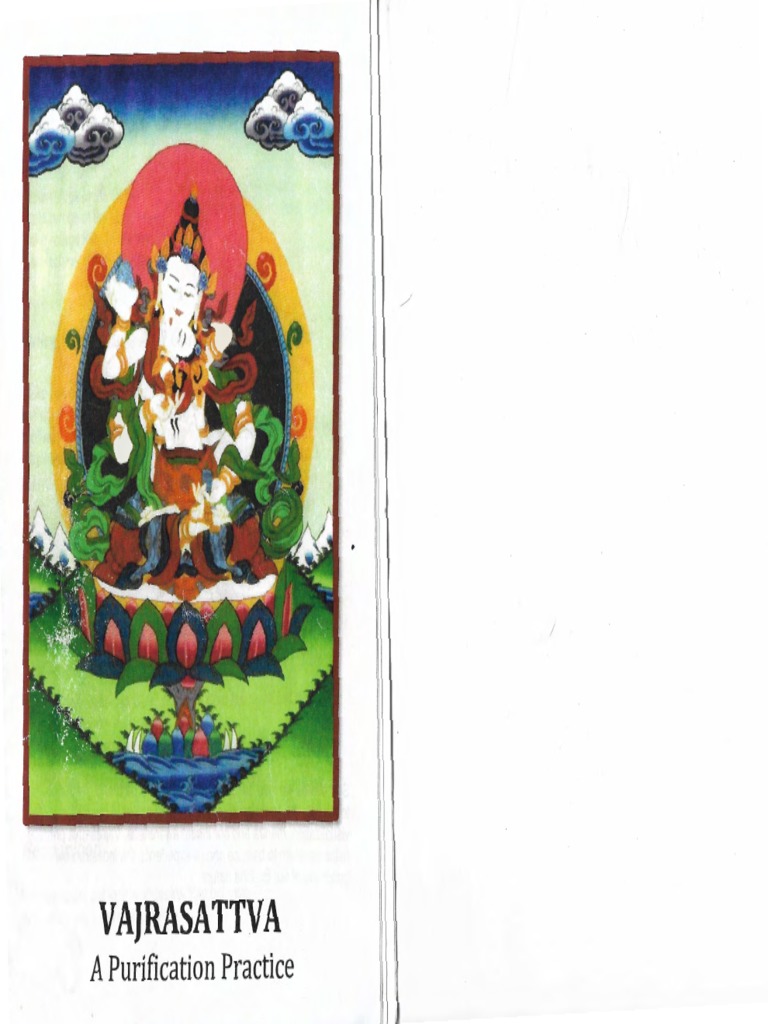 Vajrasattva: Purification Practice | PDF | Mantra | Buddhist Philosophy