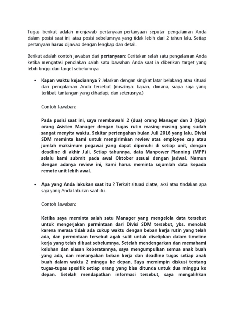 Contoh CAP | PDF