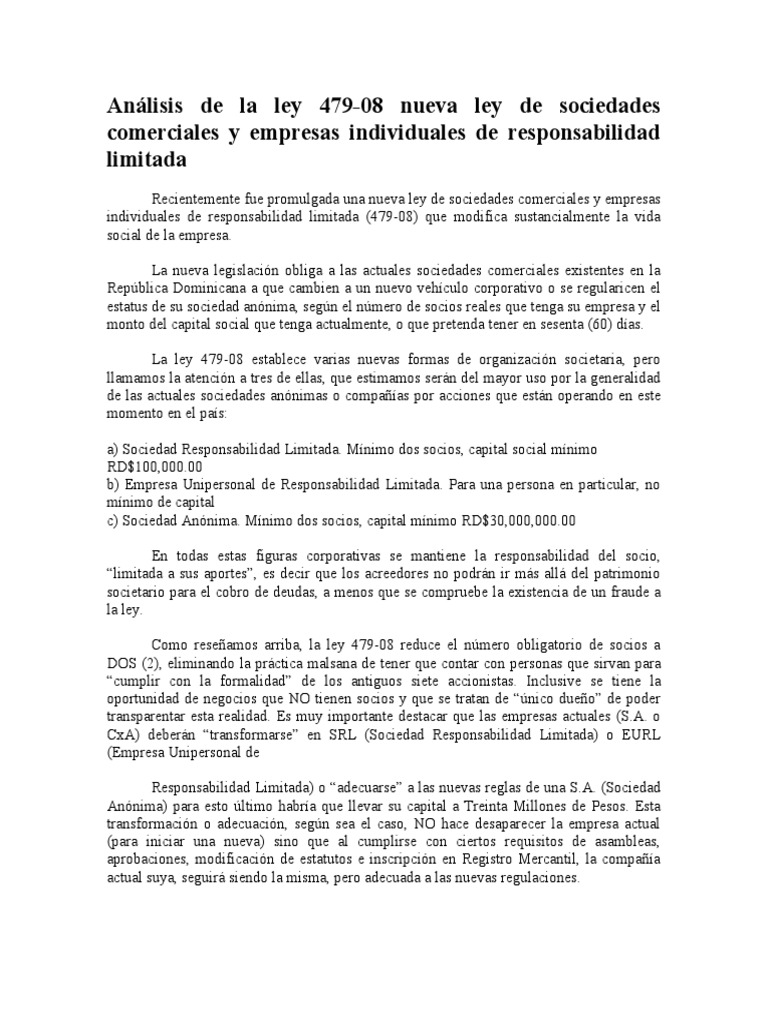 Análisis completo de los cambios y nuevos requisitos establecidos por ...