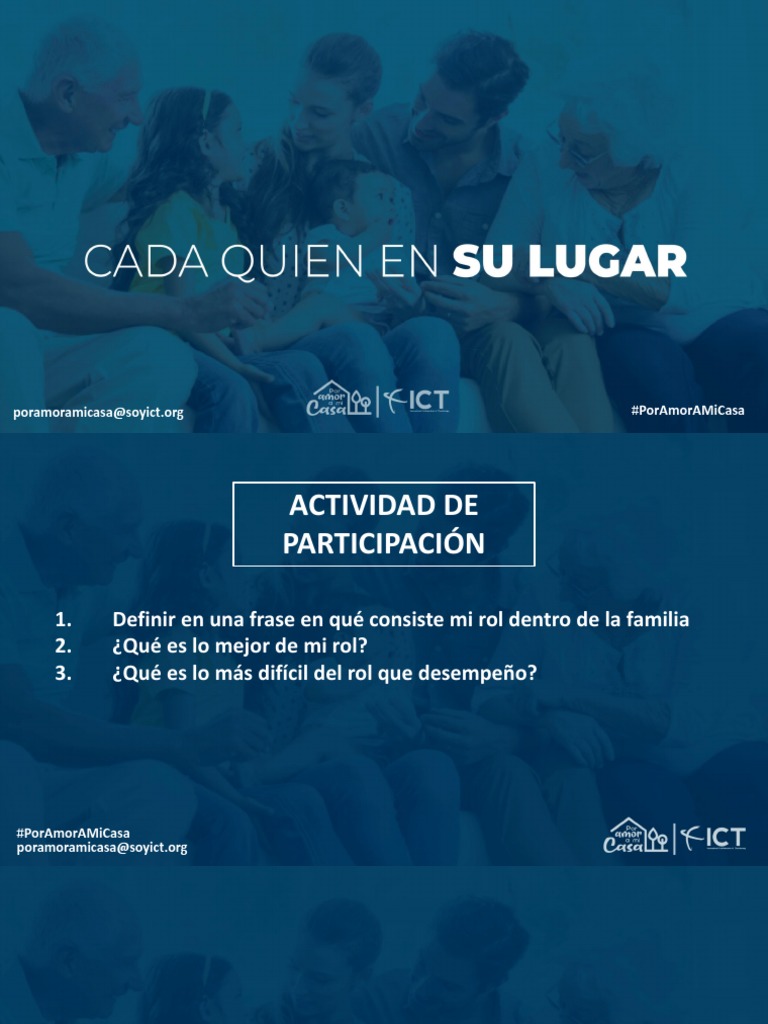 Cada Quien en Su Lugar PDF | PDF