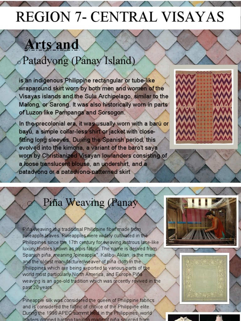 Arts And: Region 7-Central Visayas | PDF | Philippines | Clothing