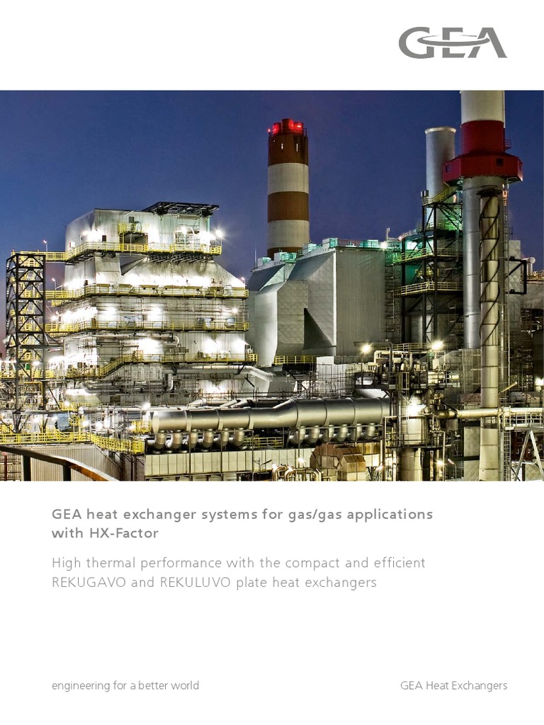 GEA Heat Exchanger Systems For Gas/gas Applications With HX-Factor ...