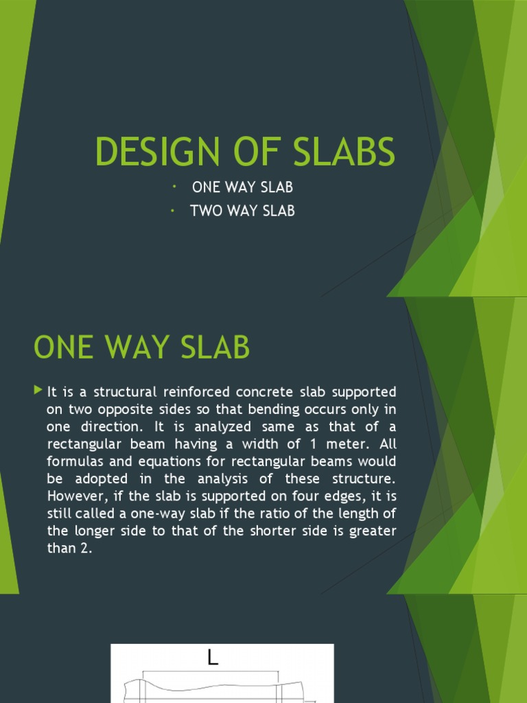 Design of Slabs | PDF | Beam (Structure) | Bending