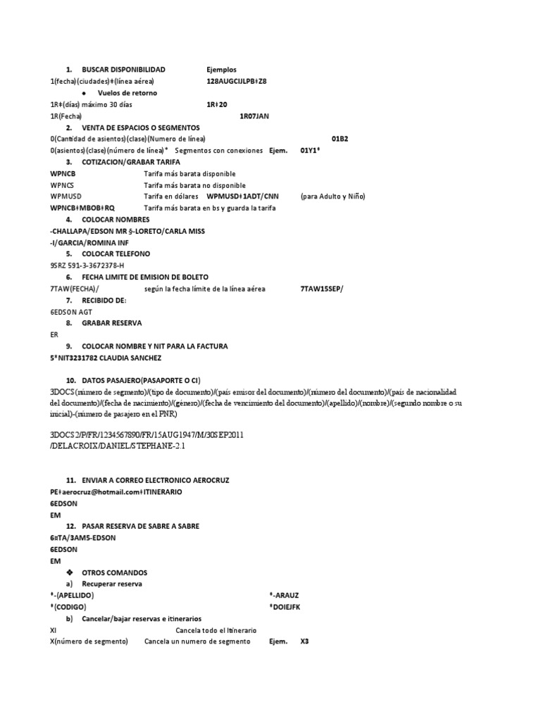 Guia Rapida Sabre | PDF