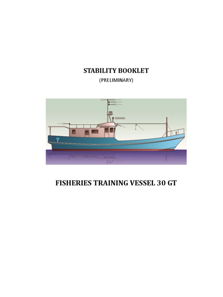 Stability Booklet | PDF | Ships | Shipbuilding