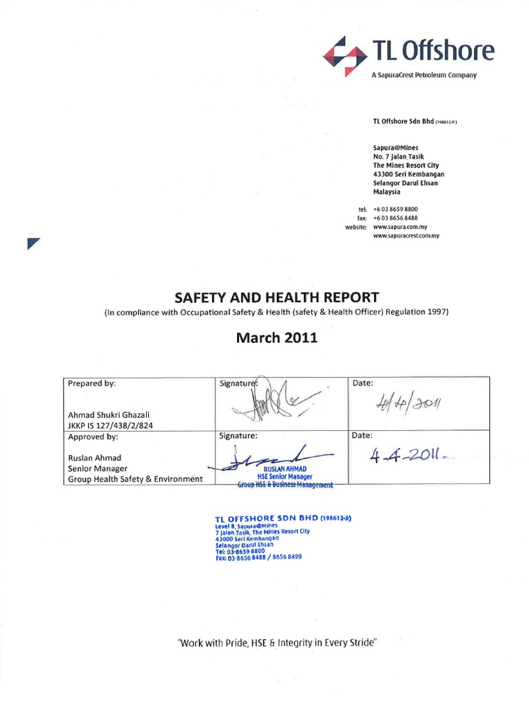 01 March SHO Monthly Report | PDF | Occupational Safety And Health | Safety