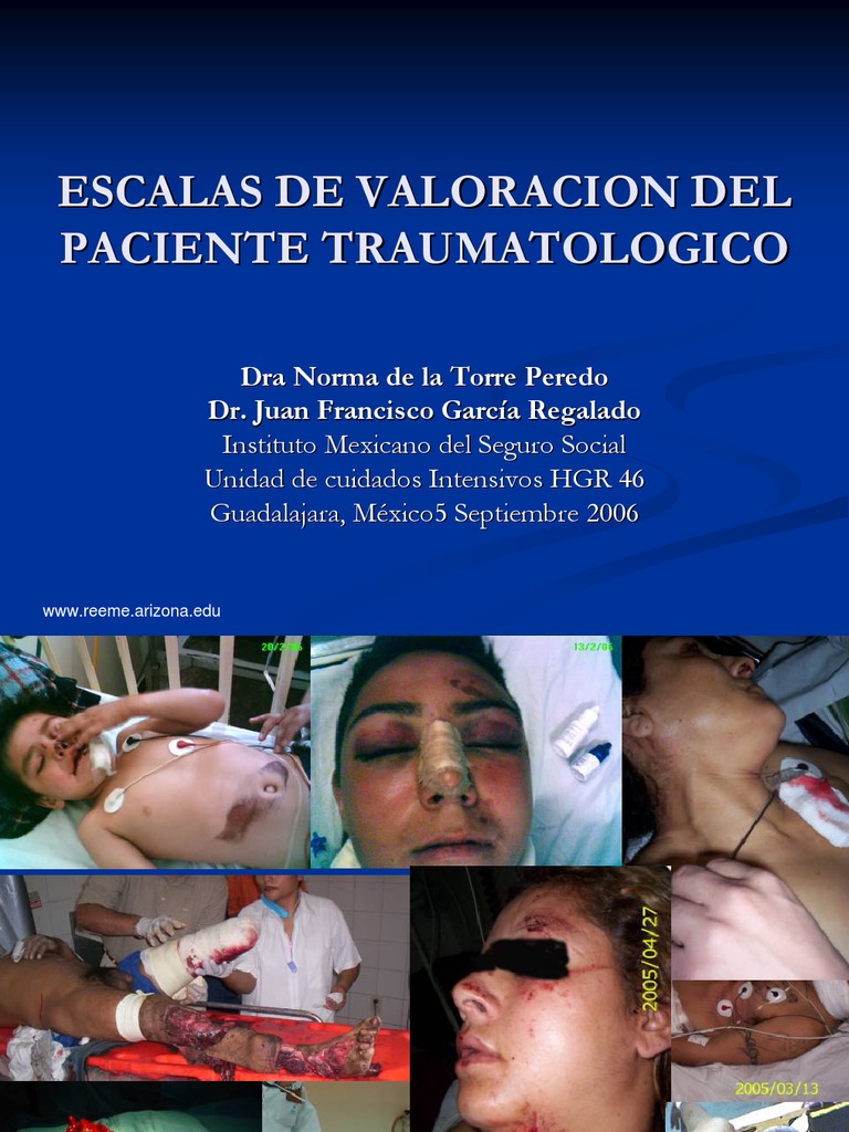 Escalas Trauma | PDF | Ciencias de la Salud | Medicina