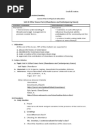 Detailed Lesson Plan (Cheerdance) | PDF | Cheerleading | Dances