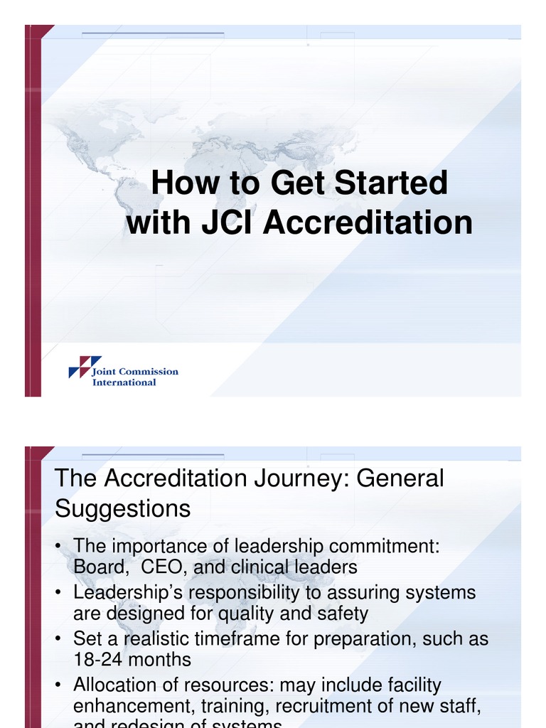 JCI Accreditation | PDF | Joint Commission | Leadership