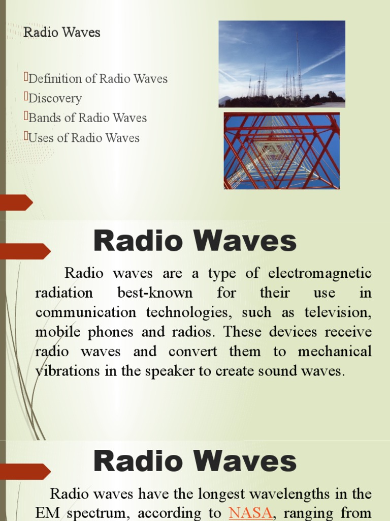 Radio Waves | PDF | High Frequency | Radio