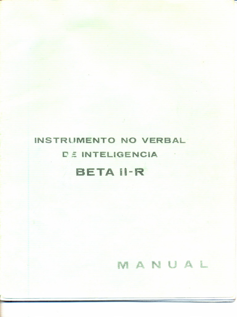Manual Beta II R | PDF