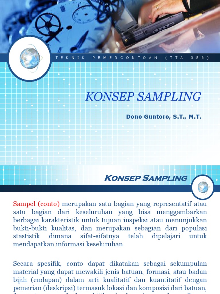 Teknik Sampling untuk Eksplorasi Mineral | PDF