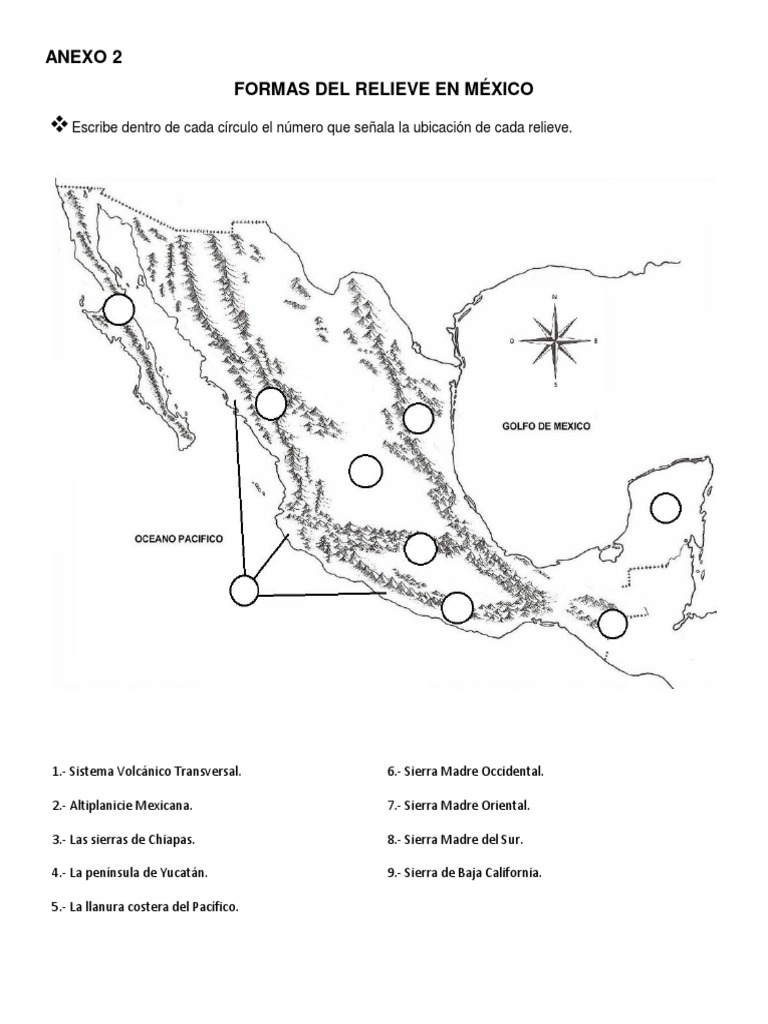 ANEXO 2. Formas de Relieve | PDF