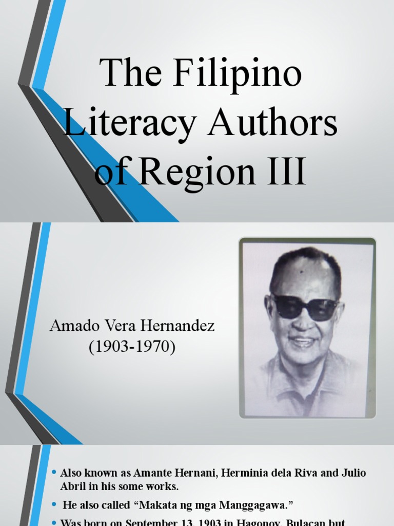 Notable Authors of Region III | PDF | Philippines
