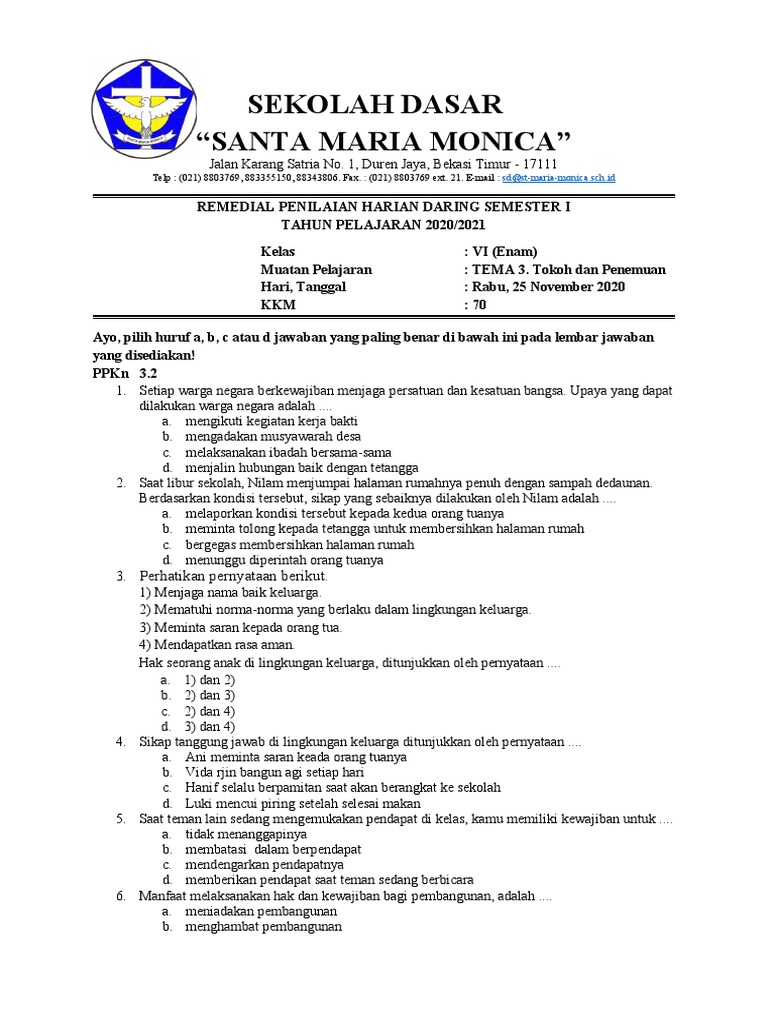 Remedial PH Daring Tema 3 Nov 25 | PDF