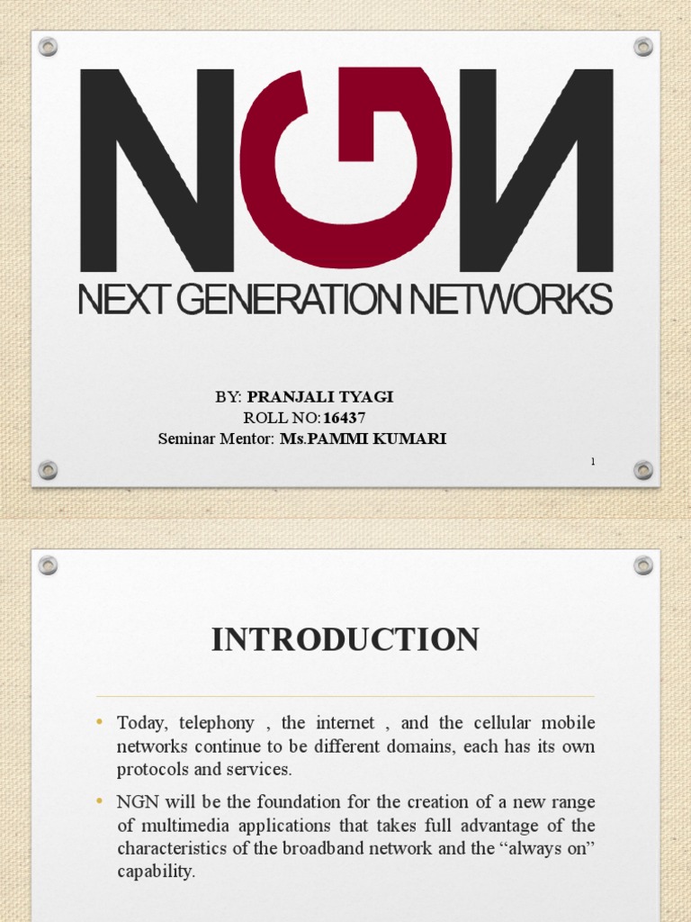 NEXT GENERATION NETWORK Pra | PDF | Computer Network | Telephony