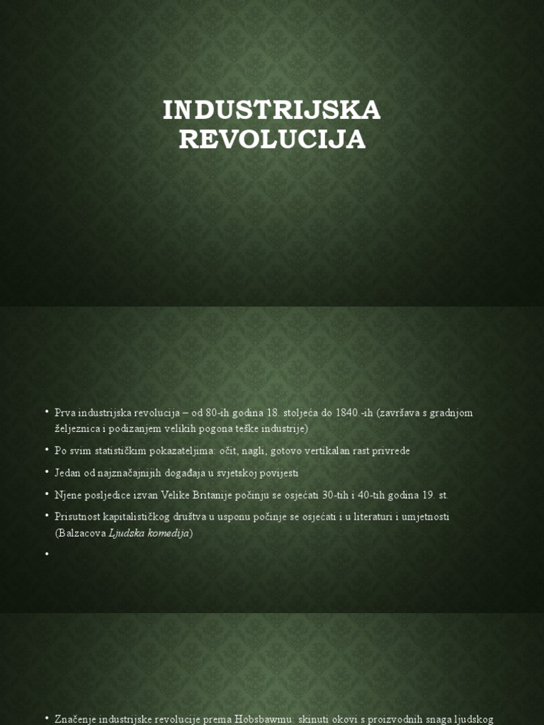 Industrijska Revolucija | PDF