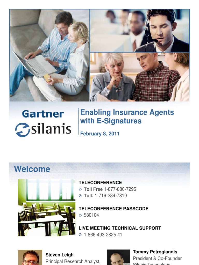 Enabling Insurance Agents With Electronic Signatures Webcast Slides ...