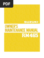 Suzuki SV650 Torque Specifications | PDF | Brake | Land Vehicles