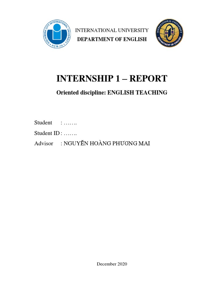 Internship 1 - Sample Report (ET) 2020 | Unduh gratis PDF | Lesson Plan | Teachers