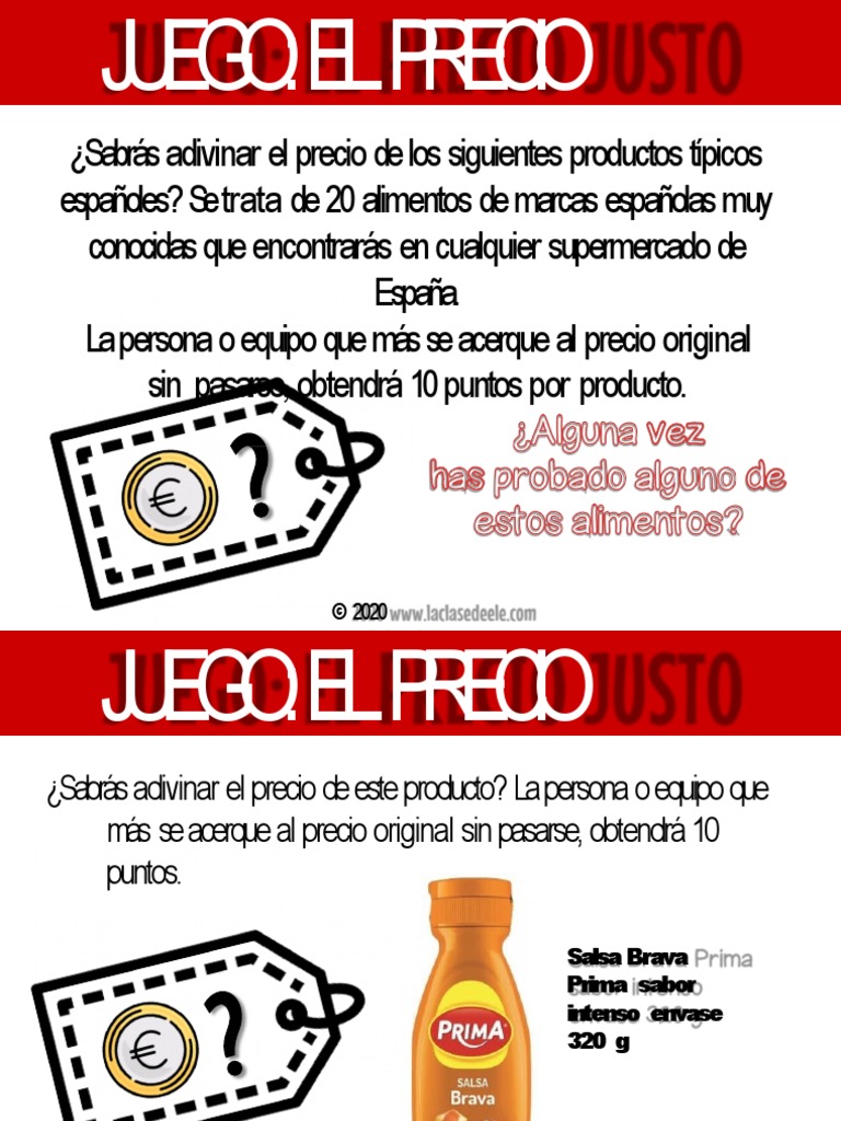 El Precio Justo | PDF | Cocina mediterranea | Cocina africana