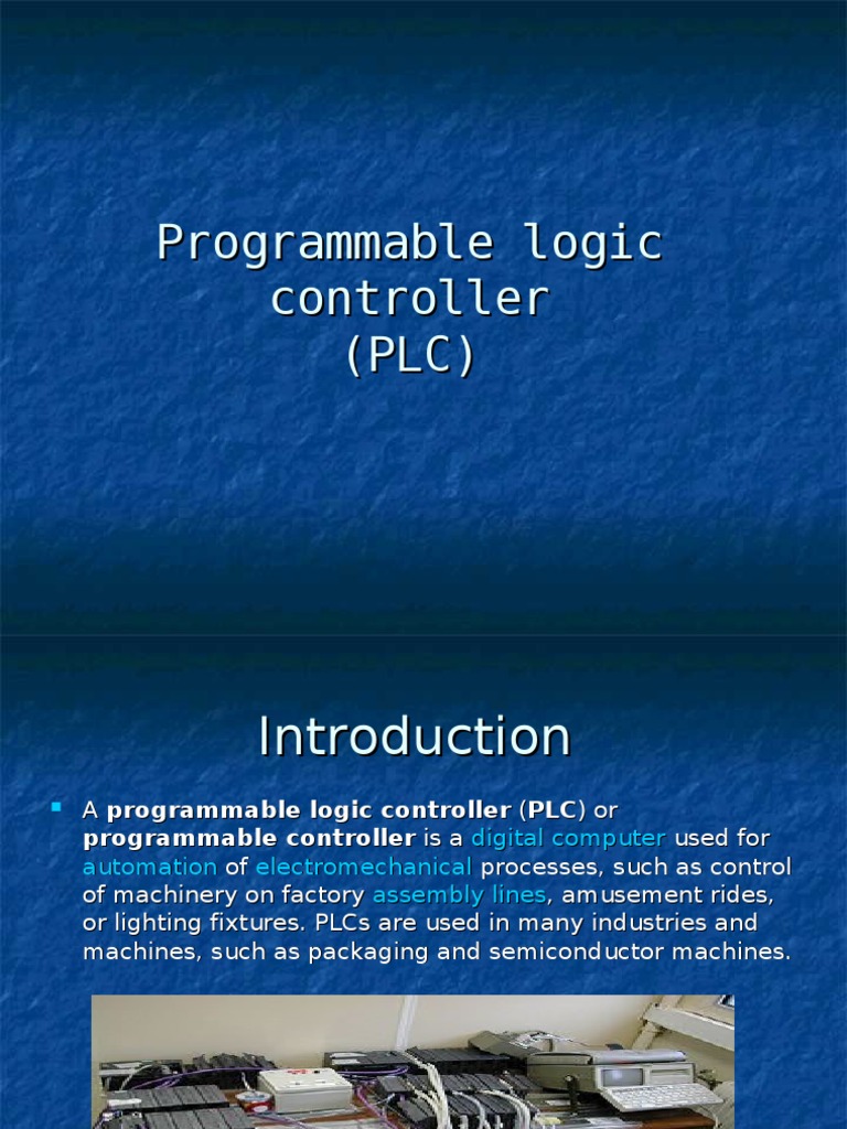 Plc Pdf Logic Gate Programmable Logic Controller