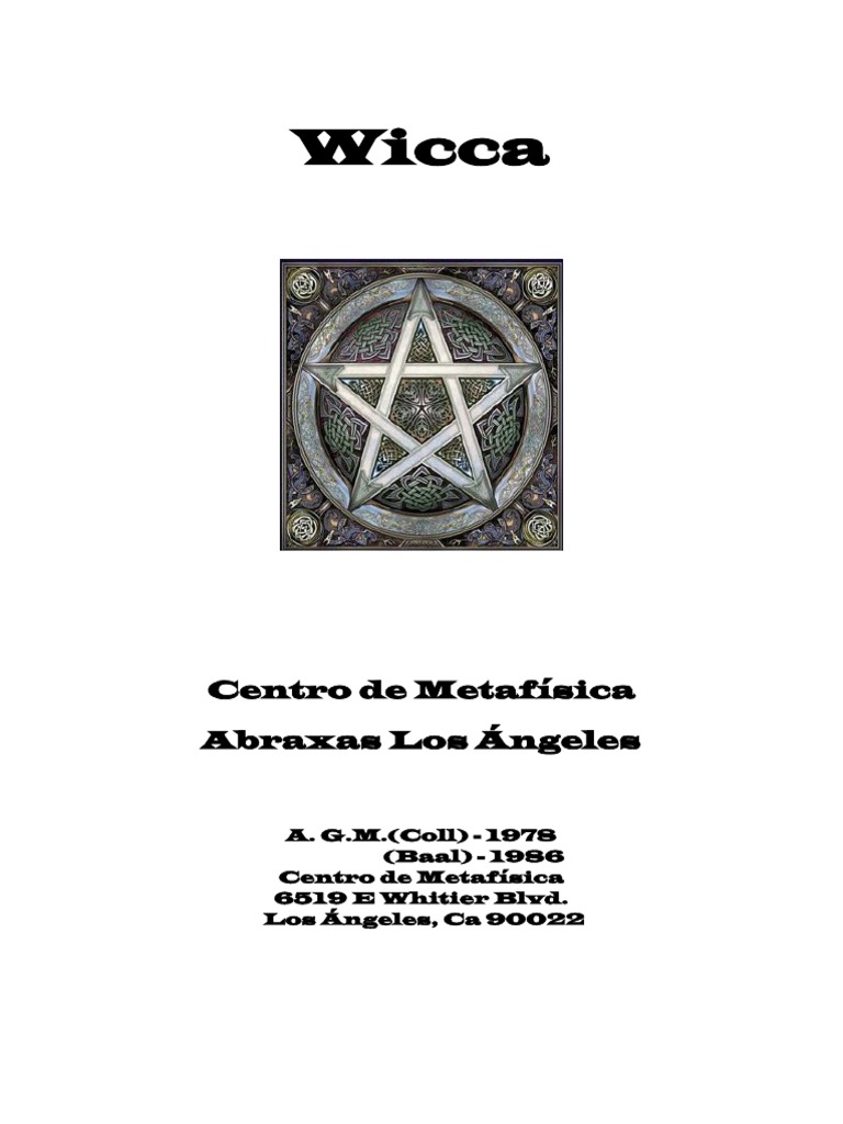 Guia Wicca PDF | PDF | Rituales | Religión y creencia
