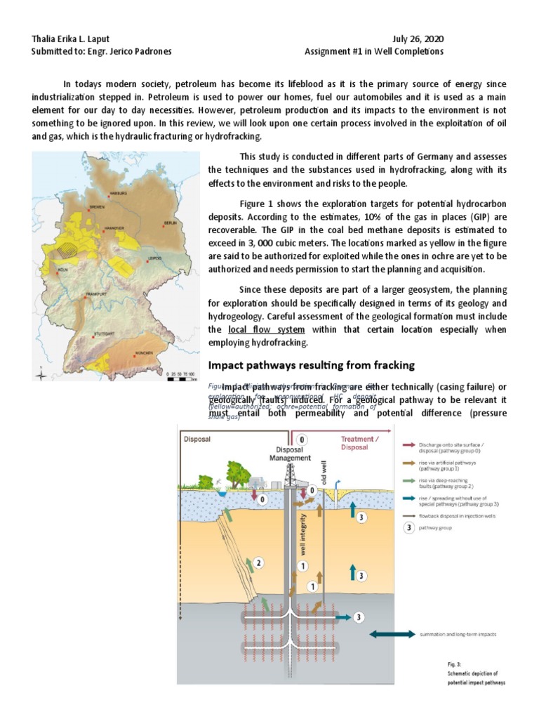 Well Completion Report | PDF | Hydraulic Fracturing | Oil Well