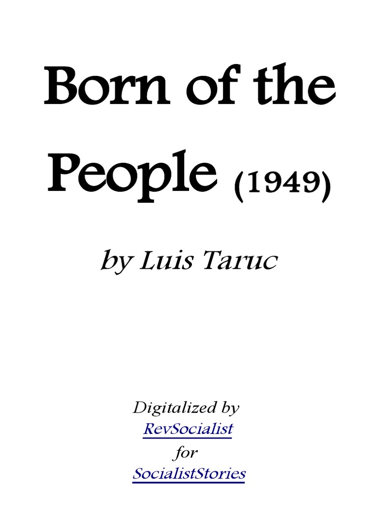 Luis Taruc: Born of the People | PDF