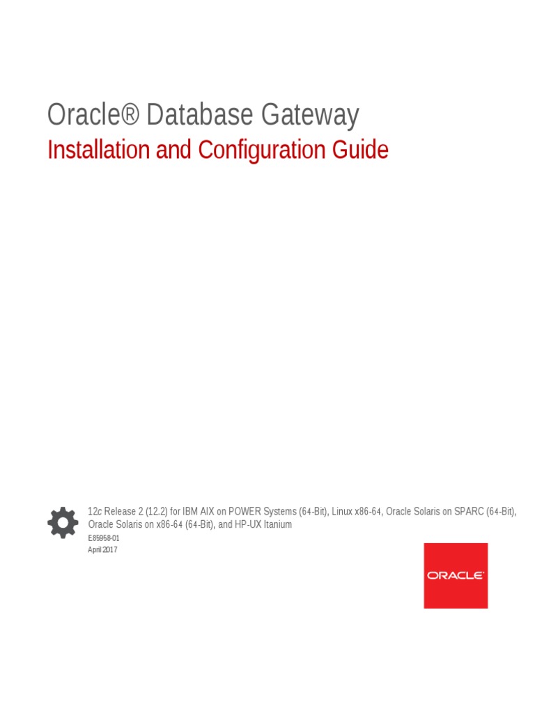 Oracle Database Gateway For DRDA Install Guide v12 - 2 | PDF ...