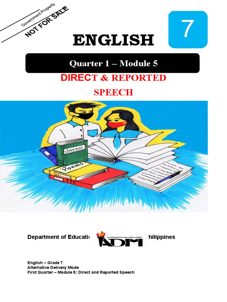 English: Direct & Reported Speech | PDF | Grammatical Tense | Verb