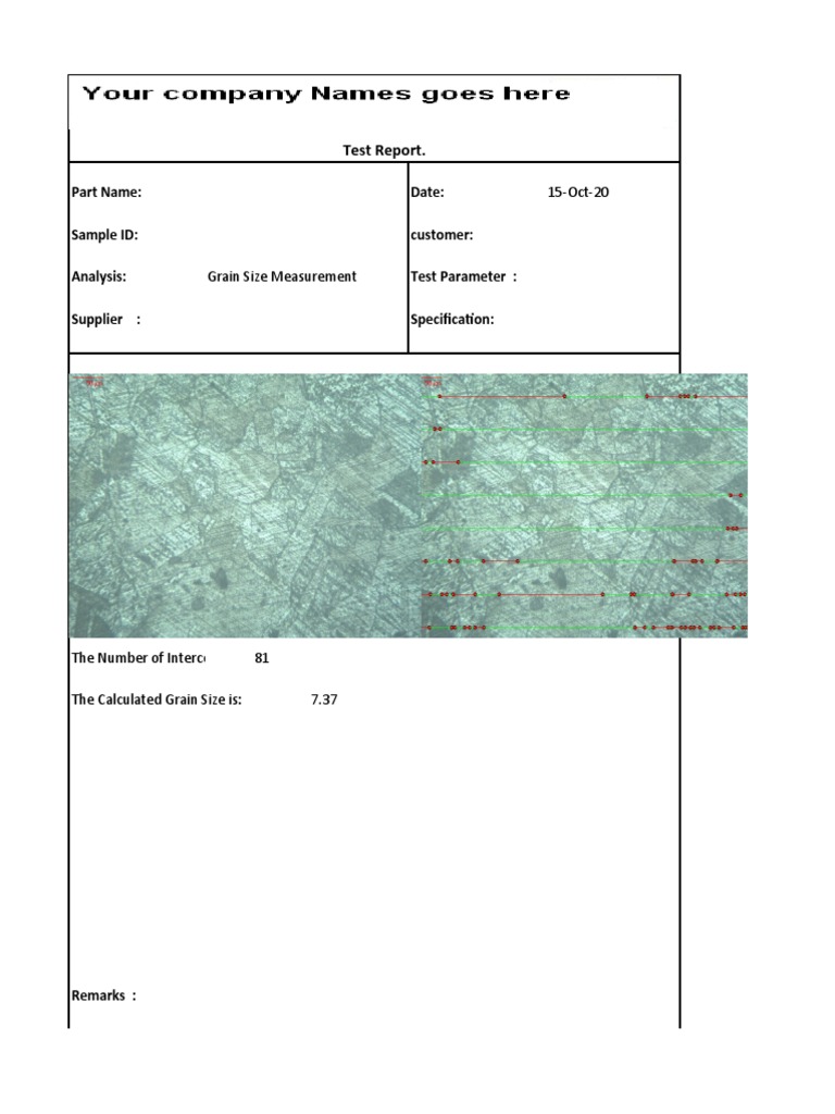 Grain Size Analysis Report PPPE-013 | PDF | Business | Technology ...