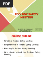 Toolbox Meeting & Hazard Training Guide | PDF | Workplace | Safety