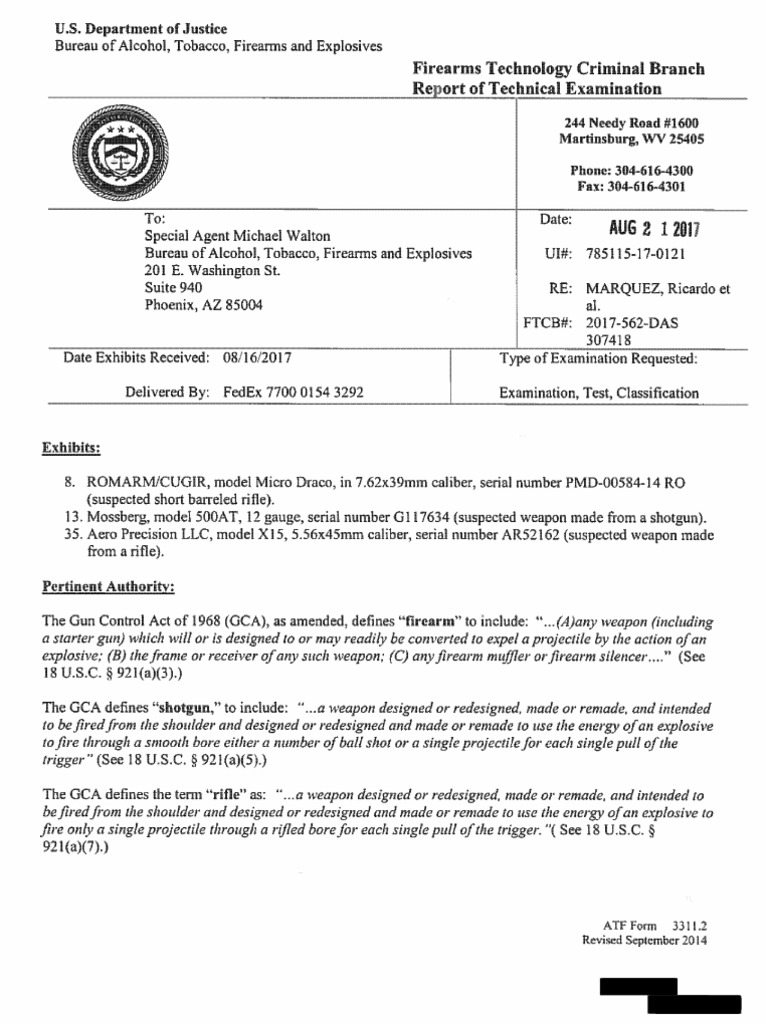 ATF Firearms Examination Report 2017 | PDF | Shotgun | Semi Automatic ...