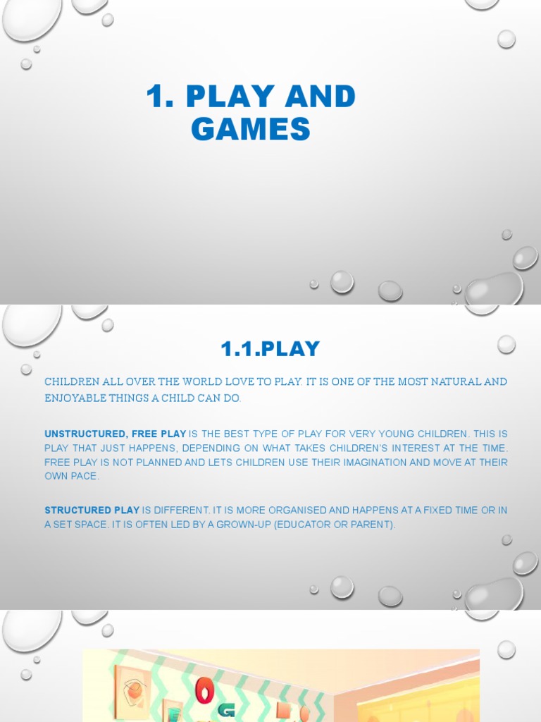 Play and Games | PDF | Pupa | Storytelling