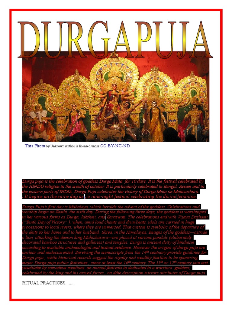 Durga Puja Homework | Download Free PDF | Devi | Hindu Iconography