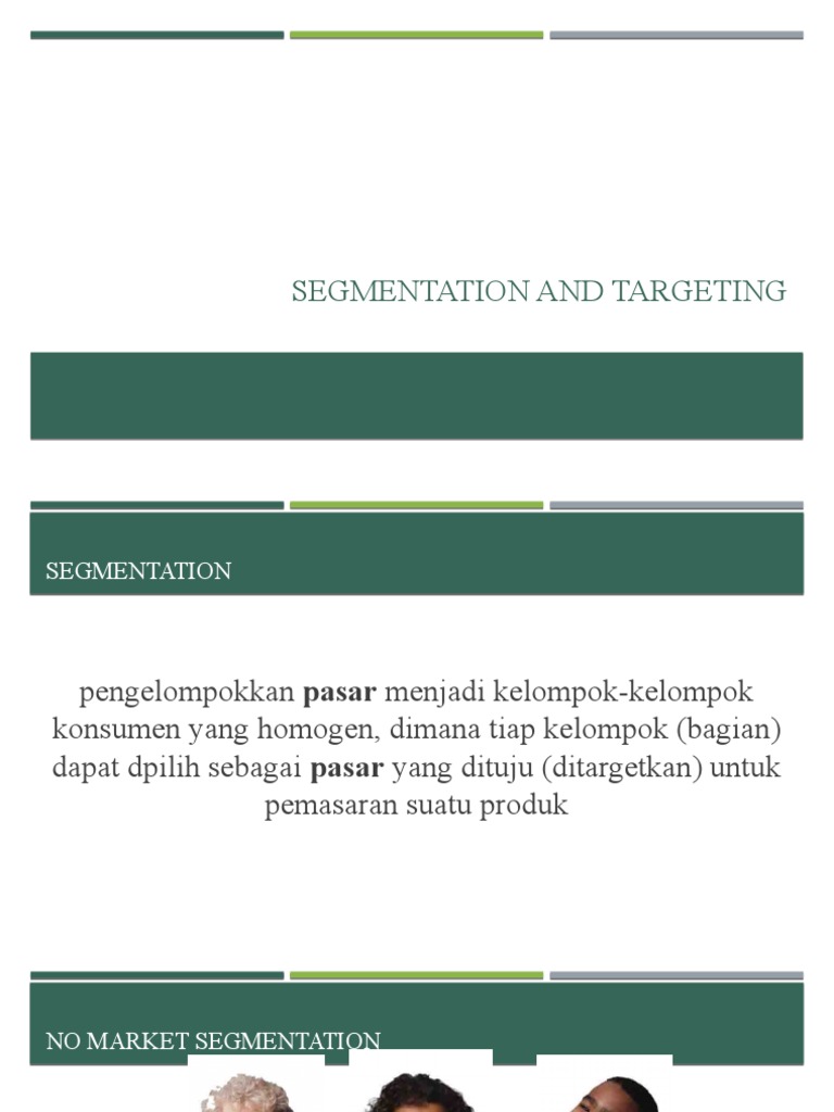 Segmentasi, Targeting, Positioning | PDF