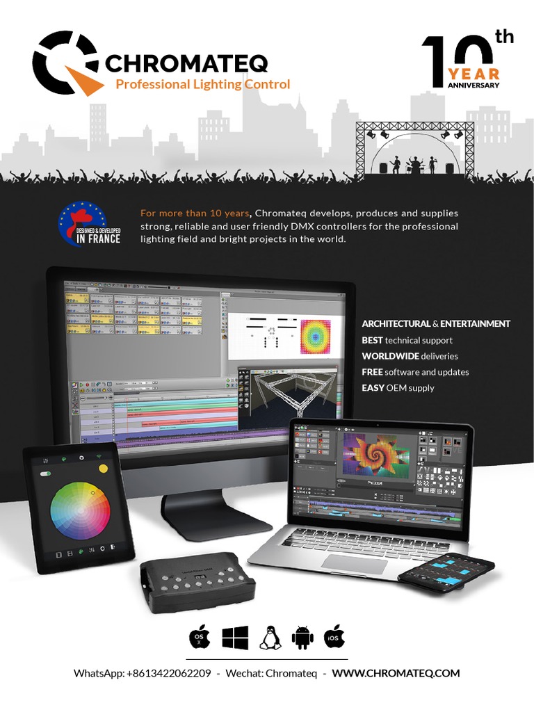 Chromateq: Professional Lighting Control | PDF | Usb | Personal Computers