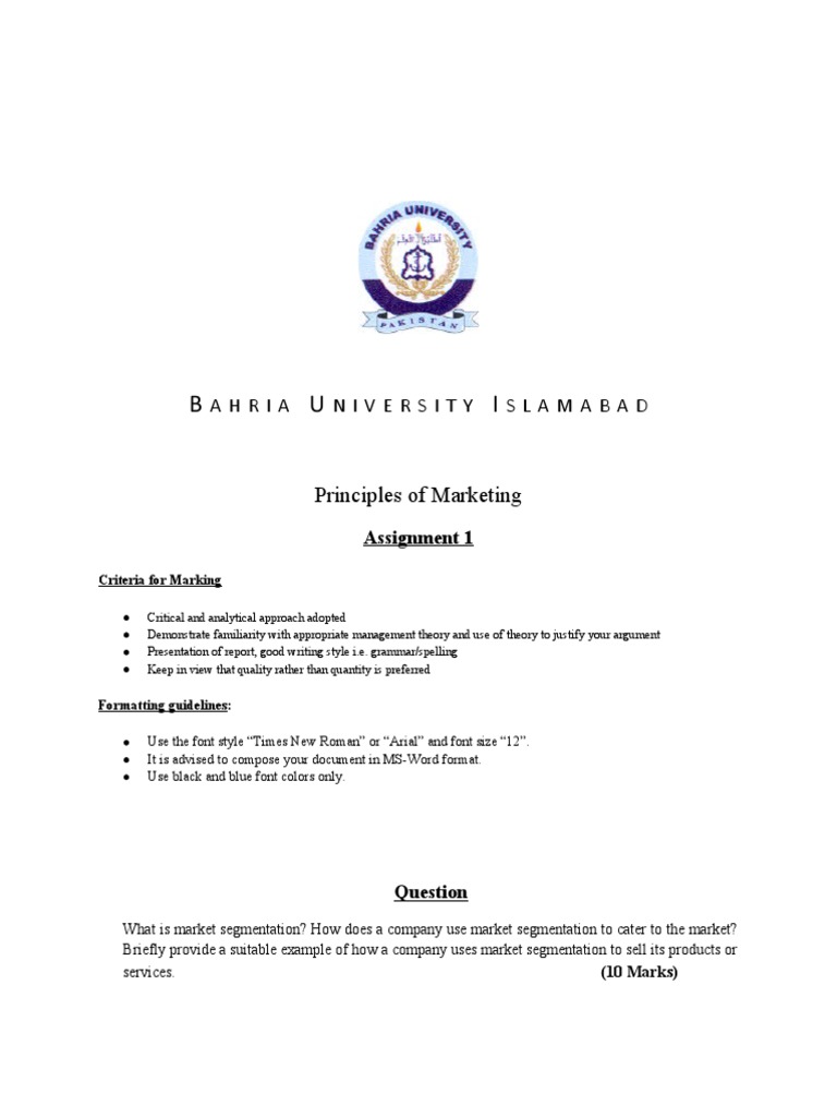 Assignment - No 1 PoM