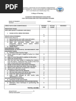 Anthropometric Measurements and Weighing Checklist | PDF