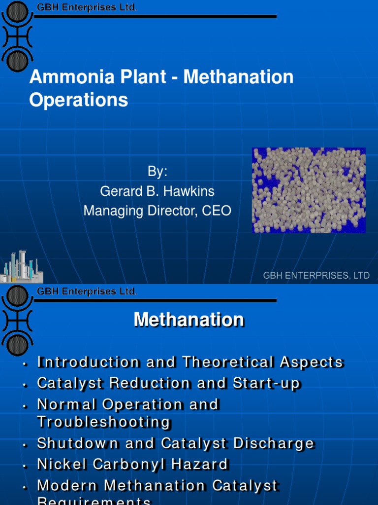 Ammonia Plant Methanation Guide | PDF | Carbon Dioxide | Methane