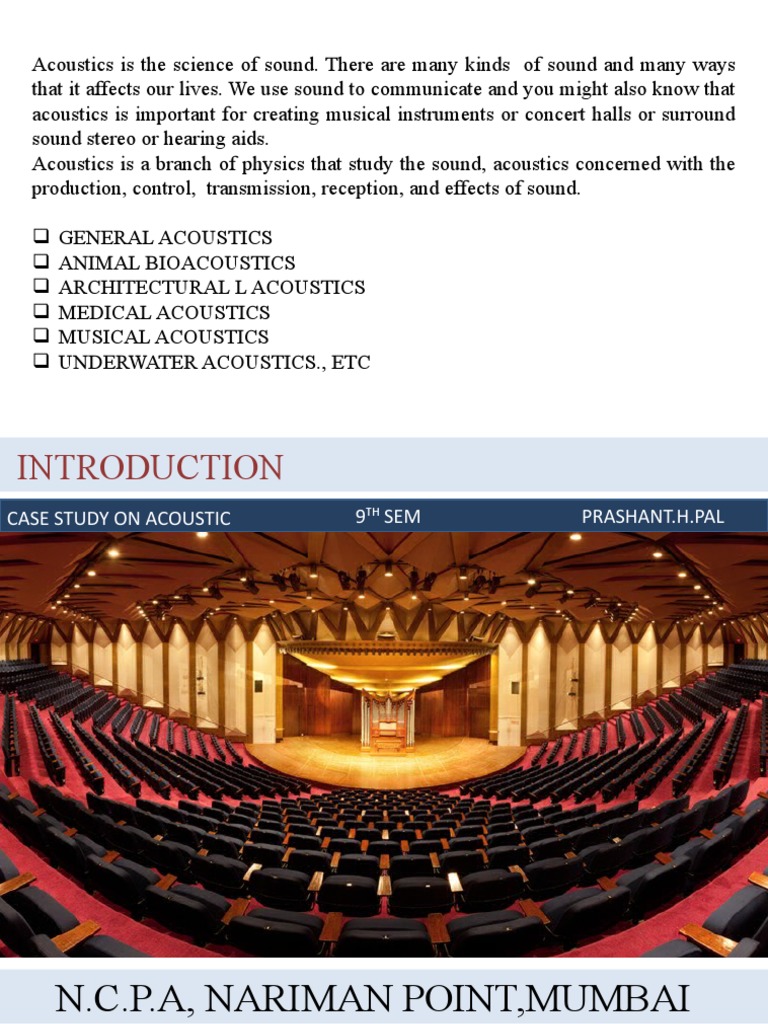 Acoustic Case Study | PDF | Ceiling | Acoustics