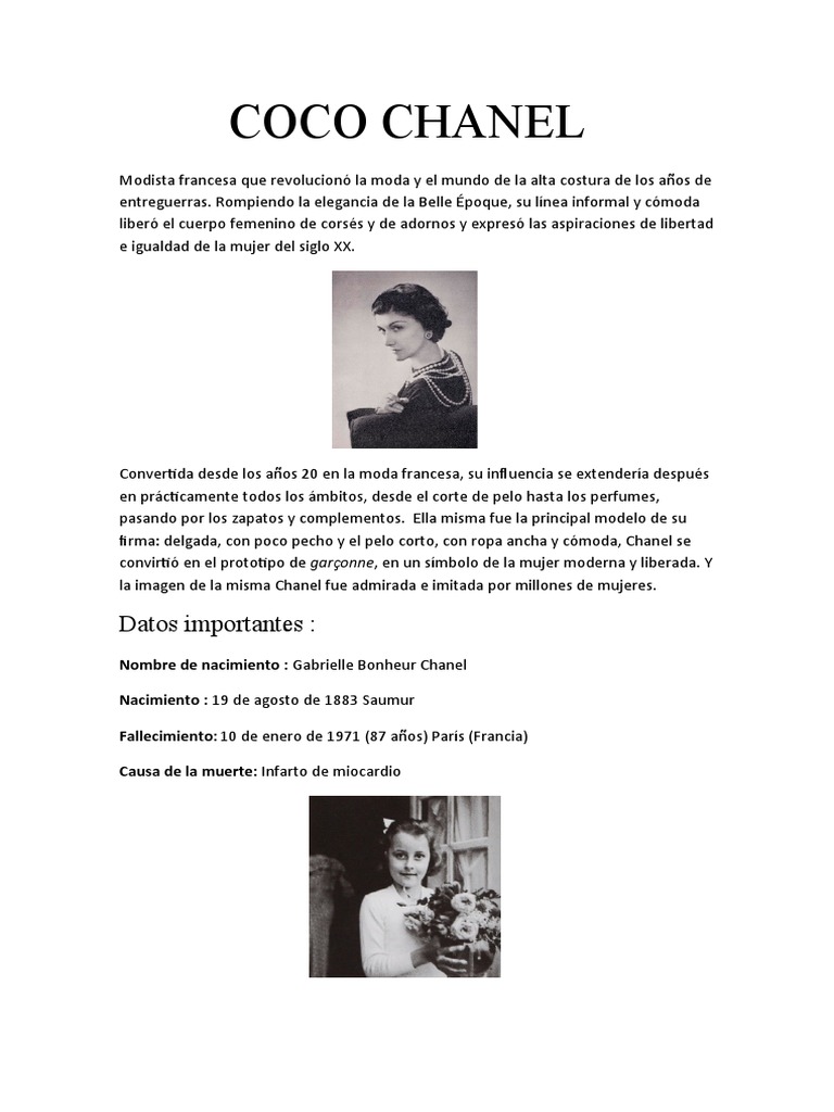 Coco Chanel | PDF | Corsé | Moda