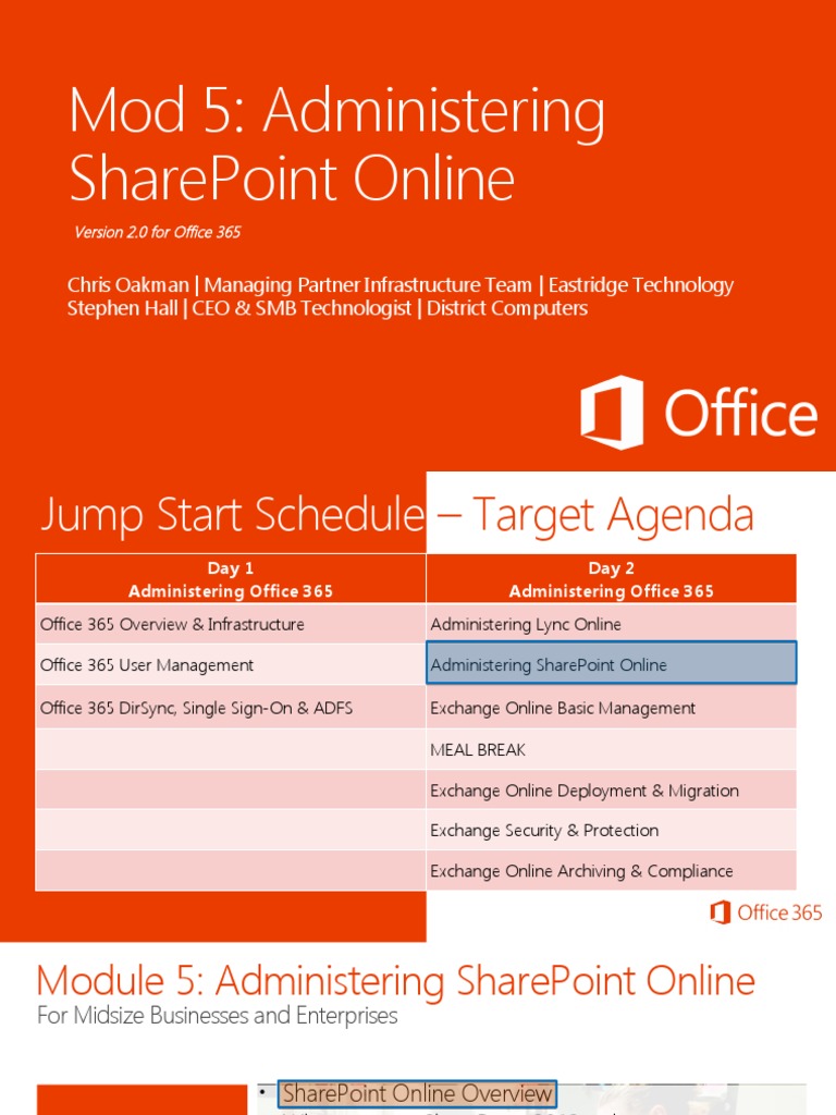 Administering SharePoint Online Guide | PDF | Share Point | Office 365