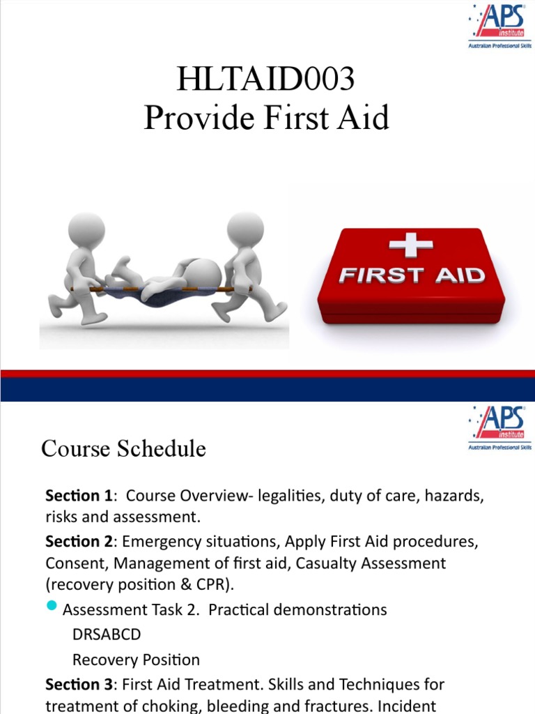 HLTAID003 - Provide First Aid - PRACTICAL - V2.3 May 2018 | PDF ...