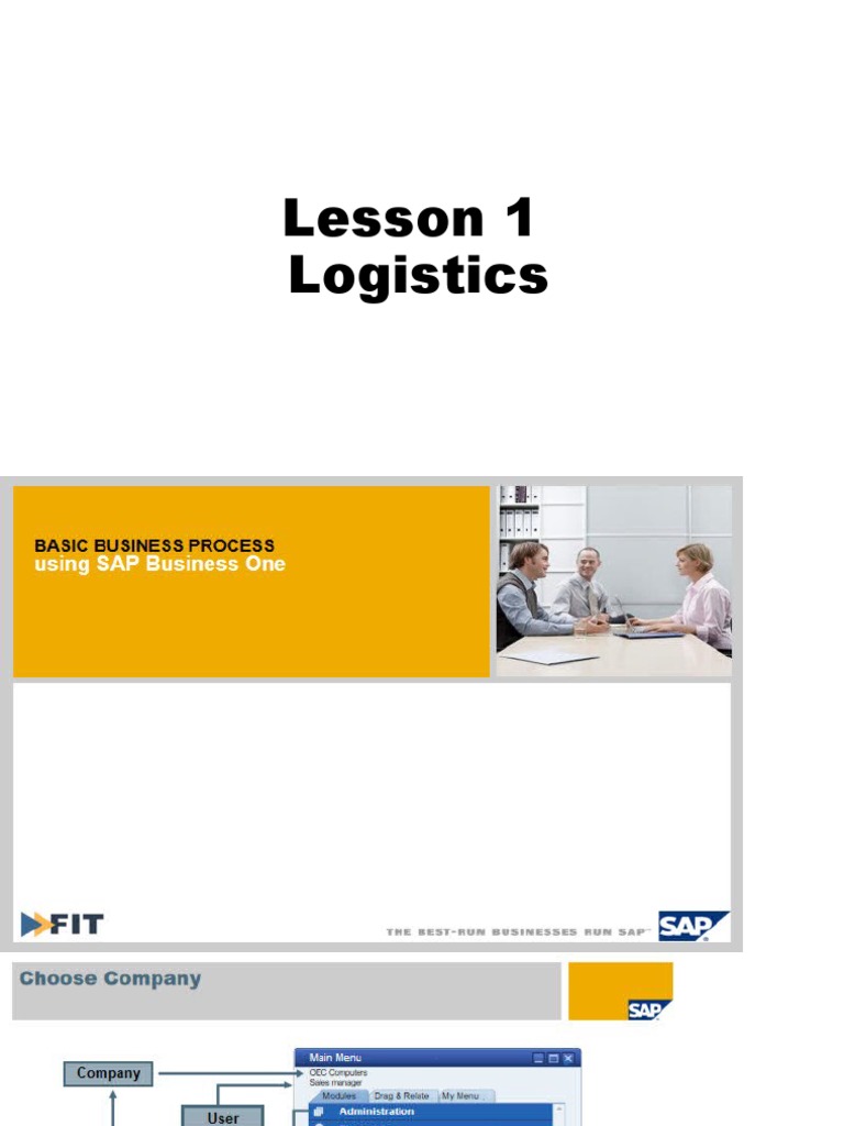 Lesson 1 Logistics Pdf