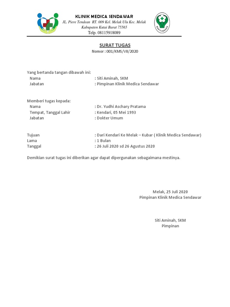 Surat Tugas Terbaru PDF | PDF