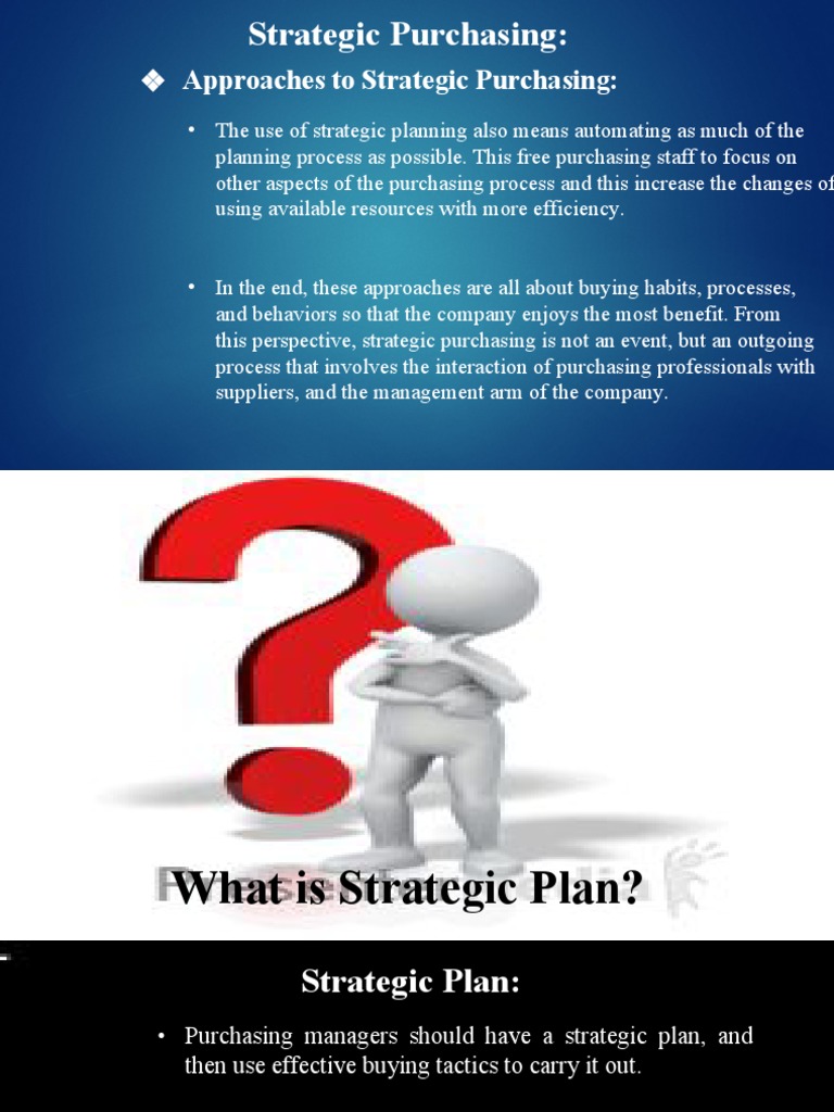 Transforming Purchasing: Approaches and Characteristics for Developing ...