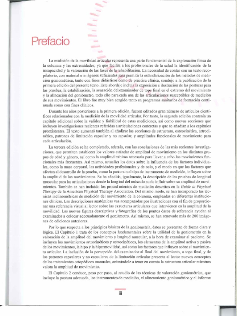 GONIOMETRIA - Norkin PDF | PDF